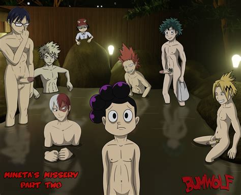 Rule 34 Bakugou Katsuki Bathing Bumwolf Denki Kaminari Eijirou Kirishima Erect Penis Erection