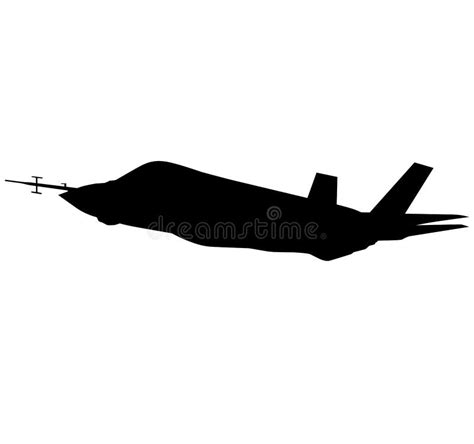 Detailed Vector Illustration Of An Air Force Stealth F 35 Lightning Ii