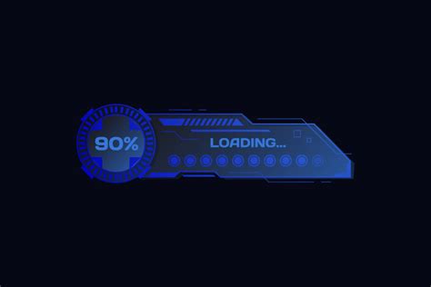 Hud Futuristic Progress Bar Sci Fi Inter Graphic By Muhammad Rizky Klinsman · Creative Fabrica