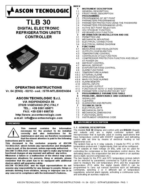Manual Programacion Neveras Mtlb30eng04 Pdf Parameter Computer