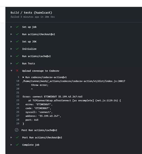 Fixing Timeouts · Issue 37 · Codecovcodecov Action · Github