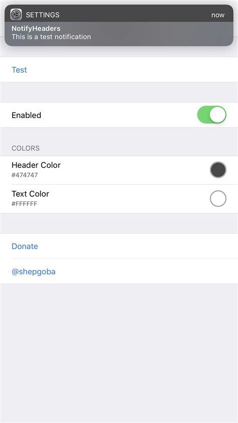 [release] notifyheaders bring ios 10 notification headers to ios 11 12 r jailbreak