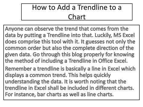 PPT How To Add A Trendline To A Chart PowerPoint Presentation Free Download ID 9763738