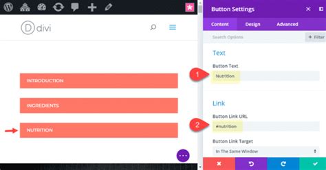 how to build a responsive fixed sidebar with smooth scrolling anchor links with divi