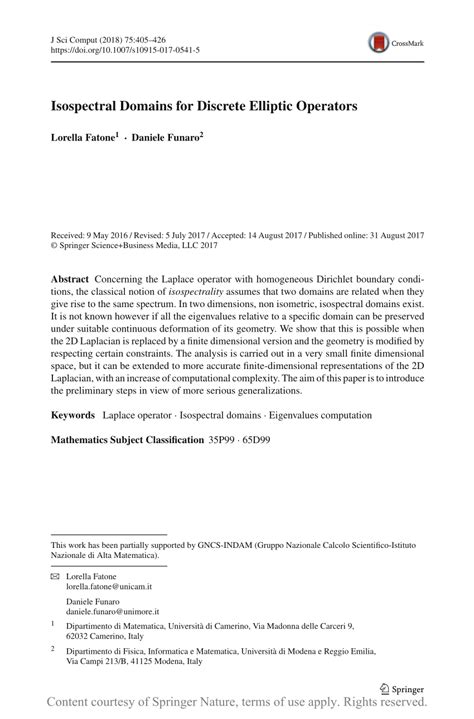 Isospectral Domains For Discrete Elliptic Operators