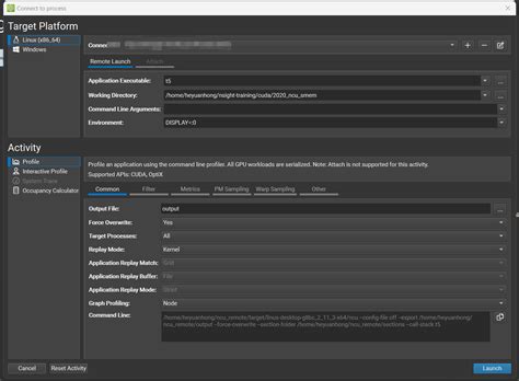 Use Ncu Gui Remote Launch Kernel Nsight Compute NVIDIA Developer Forums