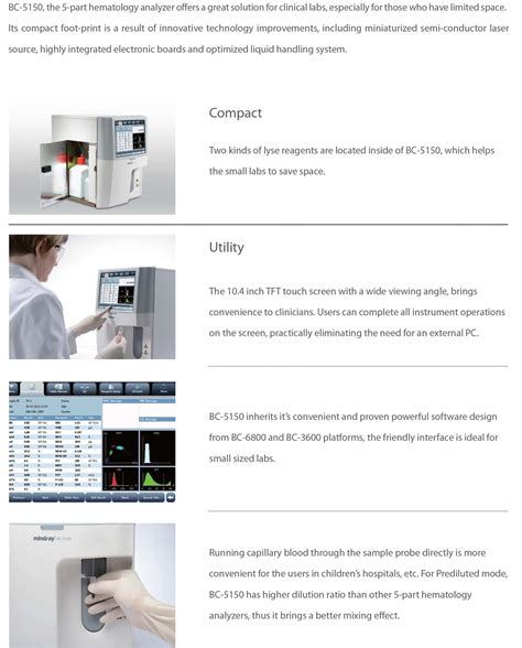 Mindray Bc 5150 Micro Enterprises Medical