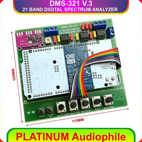 Jual 21 Band Digital Spectrum Analyzer Modul Dms 321 V 3 Rbg Led Vu Meter Shopee Indonesia