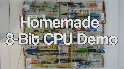8 Bit Cpu Calculates Fibonacci Numbers Rdiyelectronics