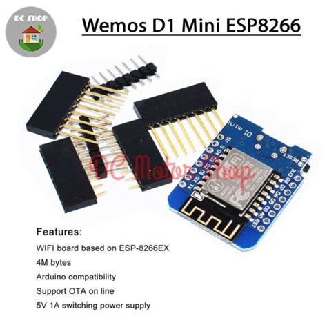 Promo 100 Produk Ori Wemos D1 Mini Nodemcu Arduino Esp8266 Ex Wifi