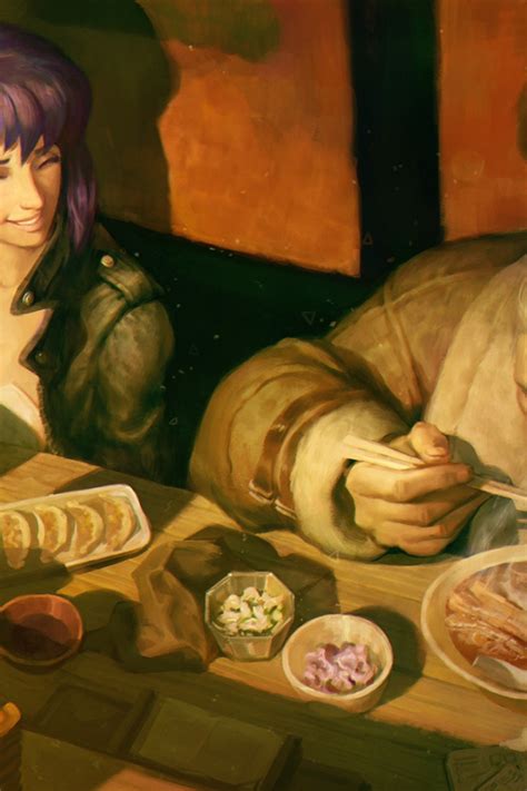 Download Wallpaper Anime Art Ghost In The Shell The Fireworks