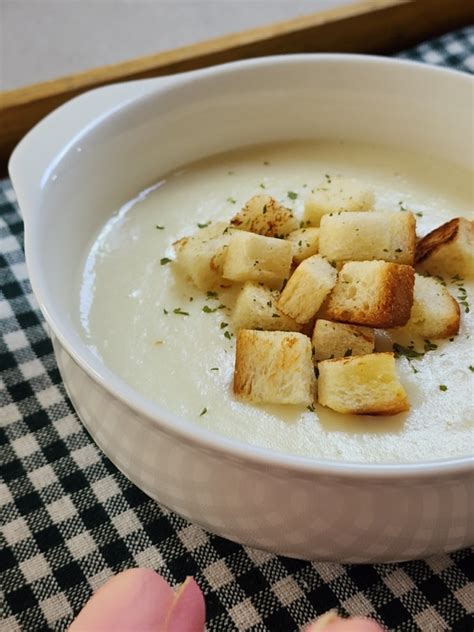 백종원 감자스프 레시피 만들기 찐감자 삶은 감자 요리 감자수프 만드는법 크루통 만들기 네이버 블로그