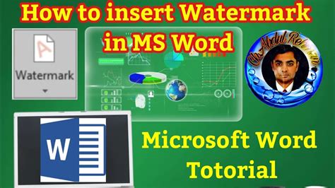 How To Insert Watermark In Ms Word Complete Course Step By Step Apply Watermark In Ms Word
