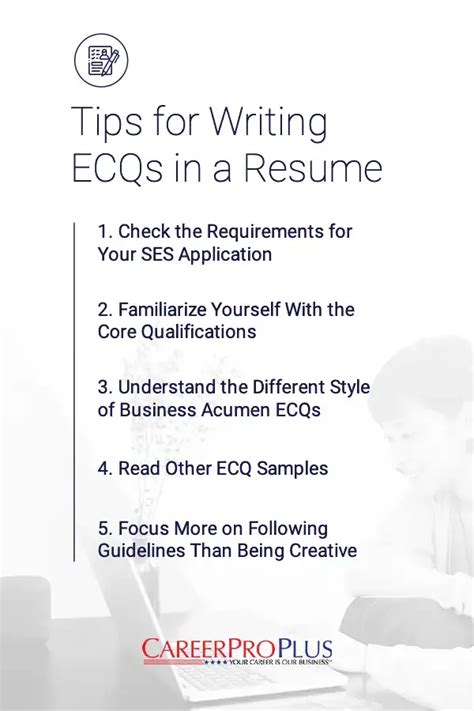 Ecq Writing Examples Executive Core Qualifications Careerproplus