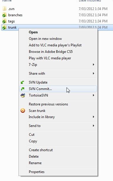 how to submit your plugin to using subversion on windows