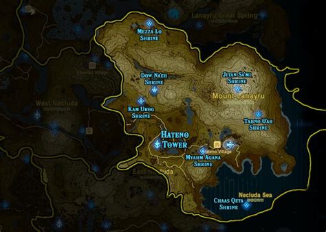 Zelda Breath Of The Wild Shrine Maps And Locations Breath Of The Wild Zelda Breath Legend