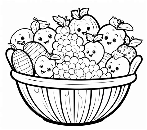 Free Colouring Pages Fruits And Vegetables
