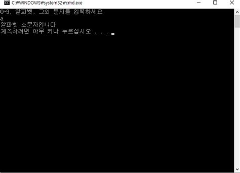 sanji 상디 의 애니 천국 자바 을 활용한 입력 받은 문자가 어떤 문자인지 판별하는 예제