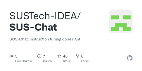 github sustech idea sus chat sus chat instruction tuning done right