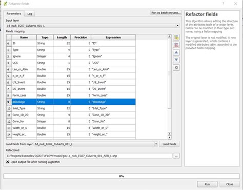 QGIS Change Attribute Type Tuflow