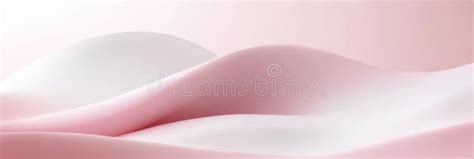 Soft Pink Waves Create A Serene And Calming Backdrop With Gentle Curves