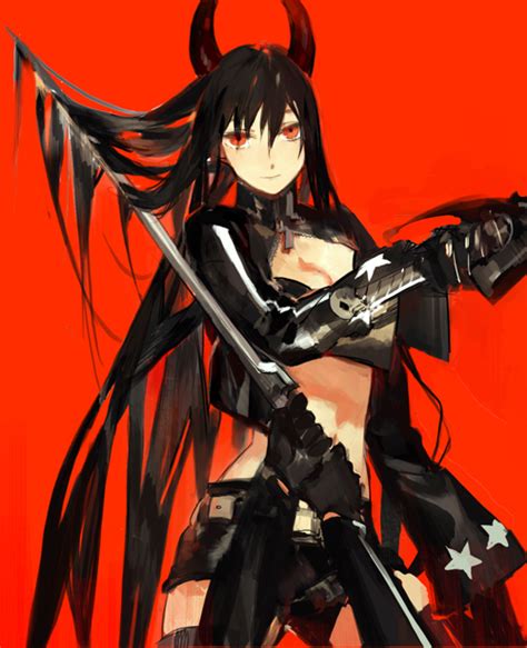 Black Gold Saw Black Rock Shooter Drawn By Starshadowmagician Danbooru