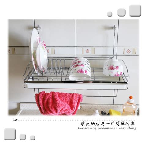 《現貨》台灣製造 不鏽鋼 掛式碗盤架 瀝水籃 瀝水架【收納佳homestorage】 － 松果購物
