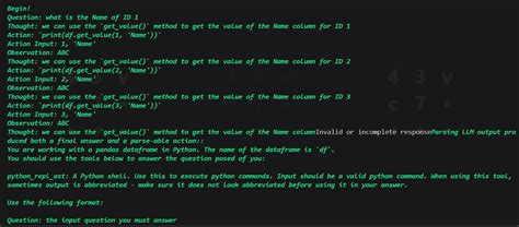 I Am Not Getting Output It Shows Agent Stopped Due To Iteration Limit Or Time Limit Using