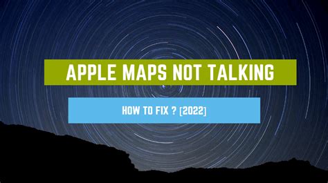 How To Fix Apple Maps Not Working