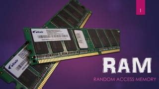 RAM Random Access Memory PPT