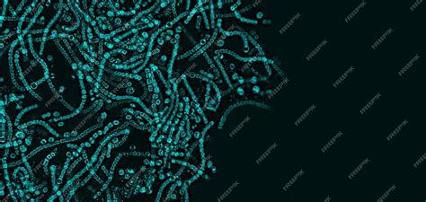 프로바이오틱스 유산균 박테리아 및 미생물 미세한 프로바이오틱스 세균총 프리미엄 사진