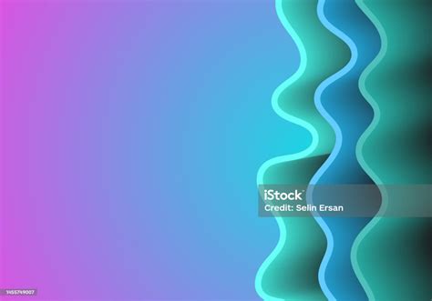 다채로운 유체 파동 그라데이션 3d 흐름 모양을 가진 이중톤 기하학적 구성 표지 방문 페이지를 위한 혁신적인 현대적인 배경 디자인 0명에 대한 스톡 벡터 아트 및 기타