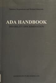 ADA Handbook Disability Discrimination Statutes Regulations And Related Materials Free