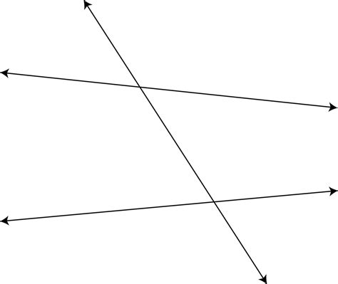 Transversal Lines Intersected By A ClipArt ETC
