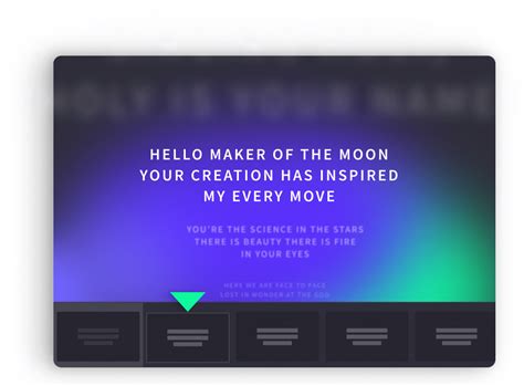 Lyric Scrolling Proclaim Presentation Software