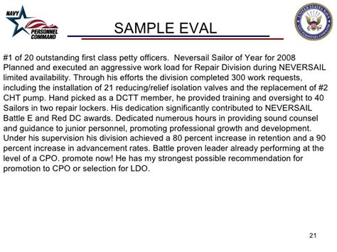 Navy Officer Fitrep Examples At Ganpaytonblog Blog