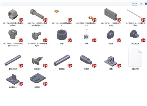 法兰盘831004钻4 9孔夹具设计三维sw模型及装配图 Solidworks 2010 模型图纸下载 懒石网