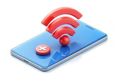 3d Set Of Wireless Or Wifi Illustration Bad And Good Connection Concept Lost Network Wifi