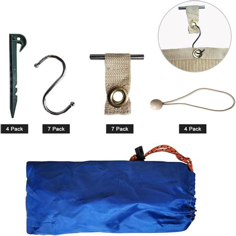 Shatex Rv Awning Shade Panel Kit 8 Ft X 8 Ft Beige Shade Fabric With