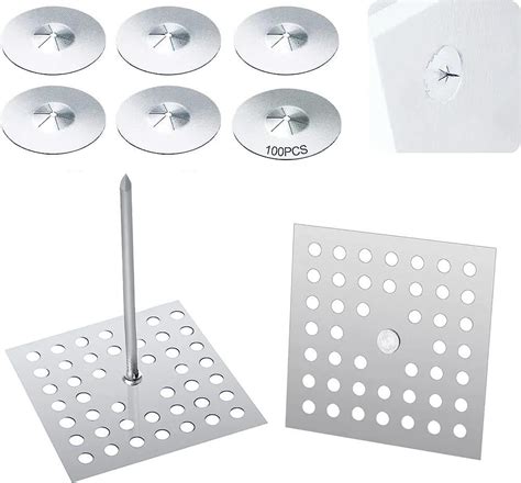 100pcs Perforated Insulation Pins 2 12 Inch Insulating Nails And 15