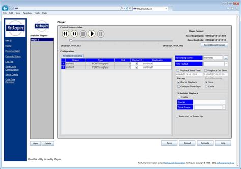Netacquire Data Recording Archive And Playback Real Time Data Storage And Retrieval