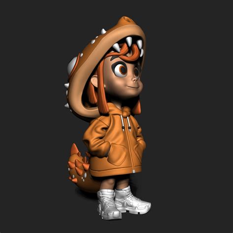 Cute Girl 3d Model 3d Printable Cgtrader