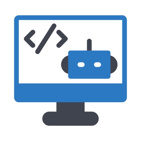 Coding Generic Blue Icon