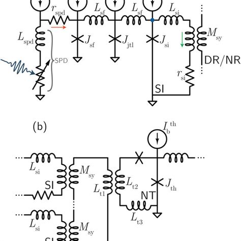 A Circuit Diagram Of The Photon To Fluxon Transducer Connected To The Download Scientific