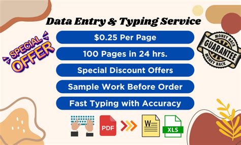 Do Any Data Entry Page Typing Copy Paste Retyping Ms Excel Data