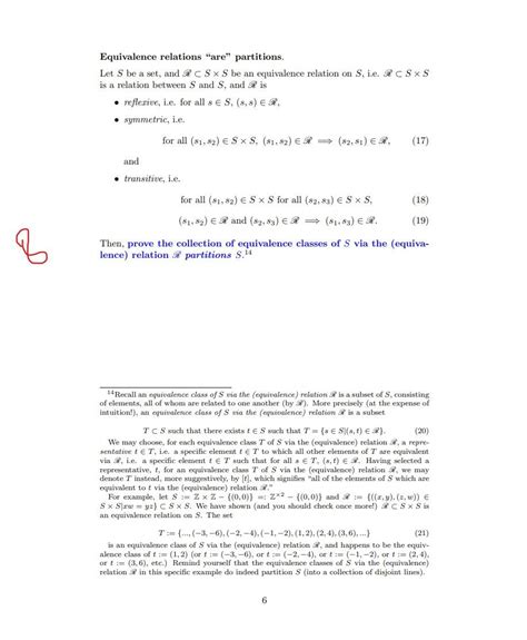 Solved Equivalence Relations Are Partitions Let S Be A