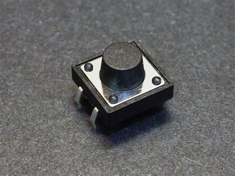 Tactile Momentary Pushbutton Round 12x12x7 3 5 Pack Protosupplies
