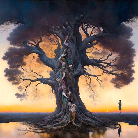 Imagery Pictures Of The Tree Of Life That Represents The Human Bond And