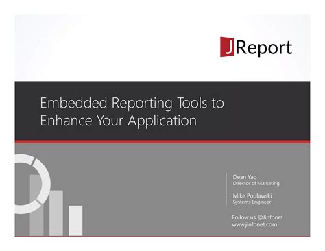 Embedded Reporting Tools To Enhance Your Application Pdf Databases Computer Software And