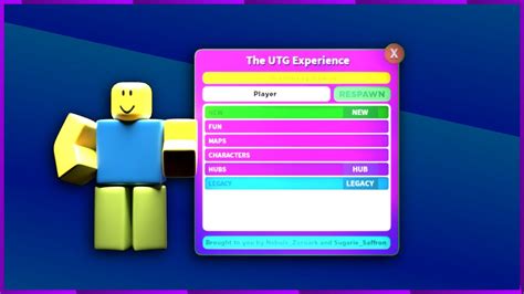 Roblox The UTG Experience Require Script Showcase YouTube